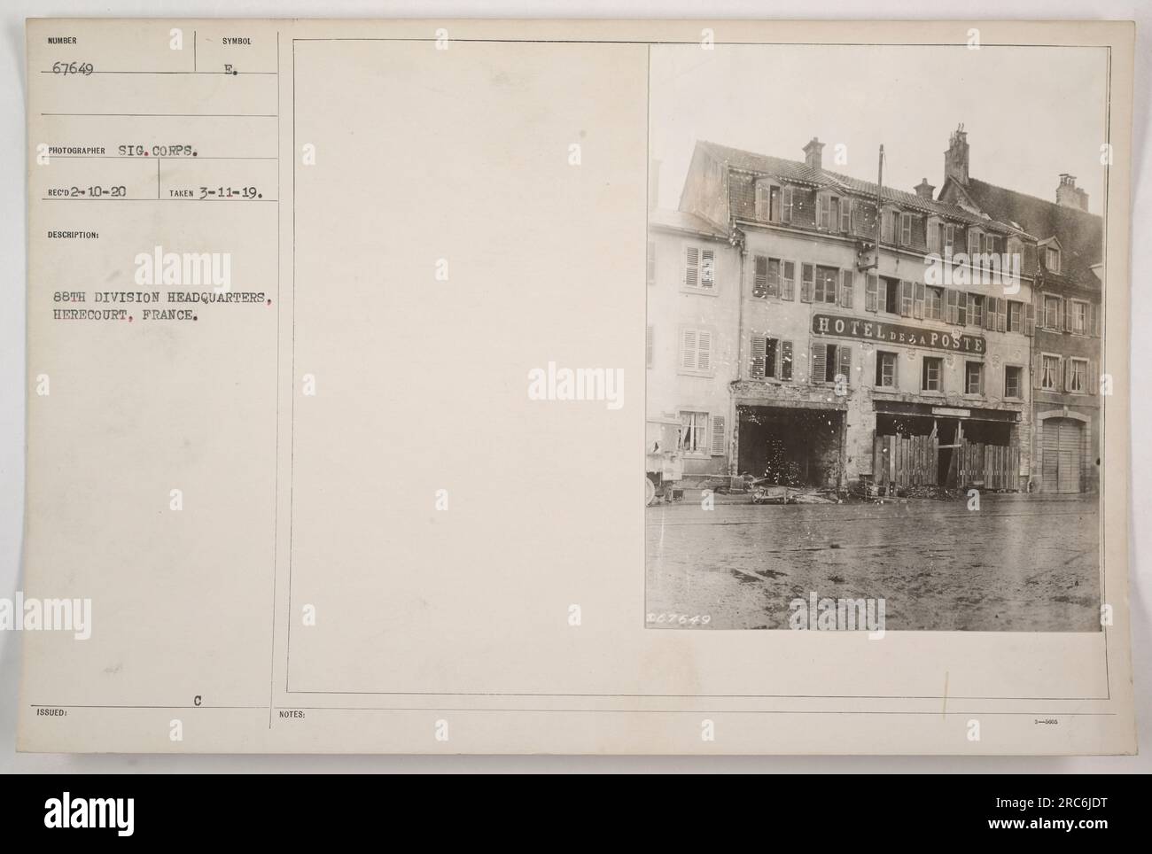 88th division headquarters hi-res stock photography and images - Alamy