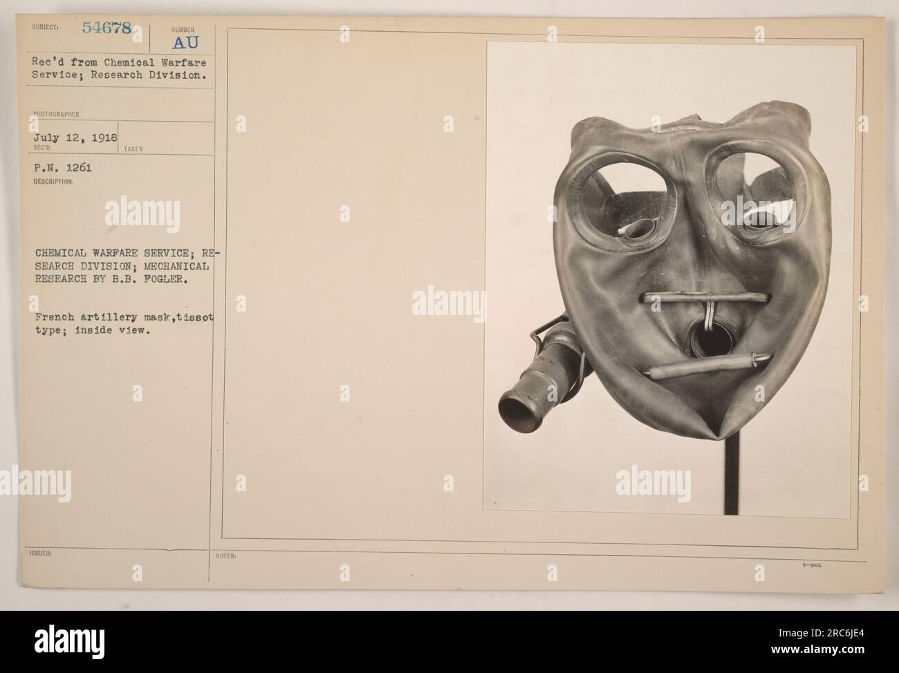 Inside french artillery mask hi-res stock photography and images - Alamy