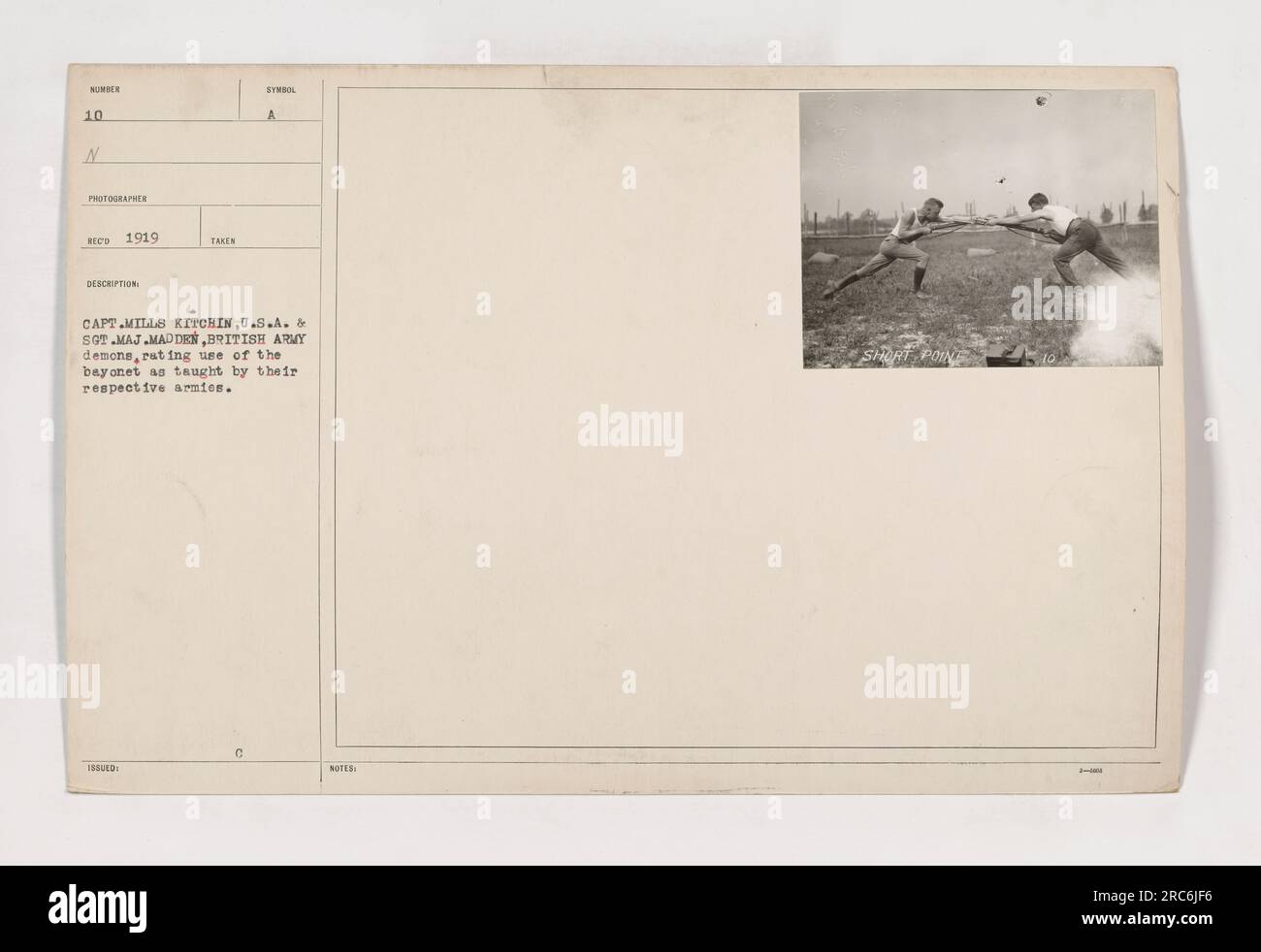 Teaching bayonet techniques hi-res stock photography and images - Alamy