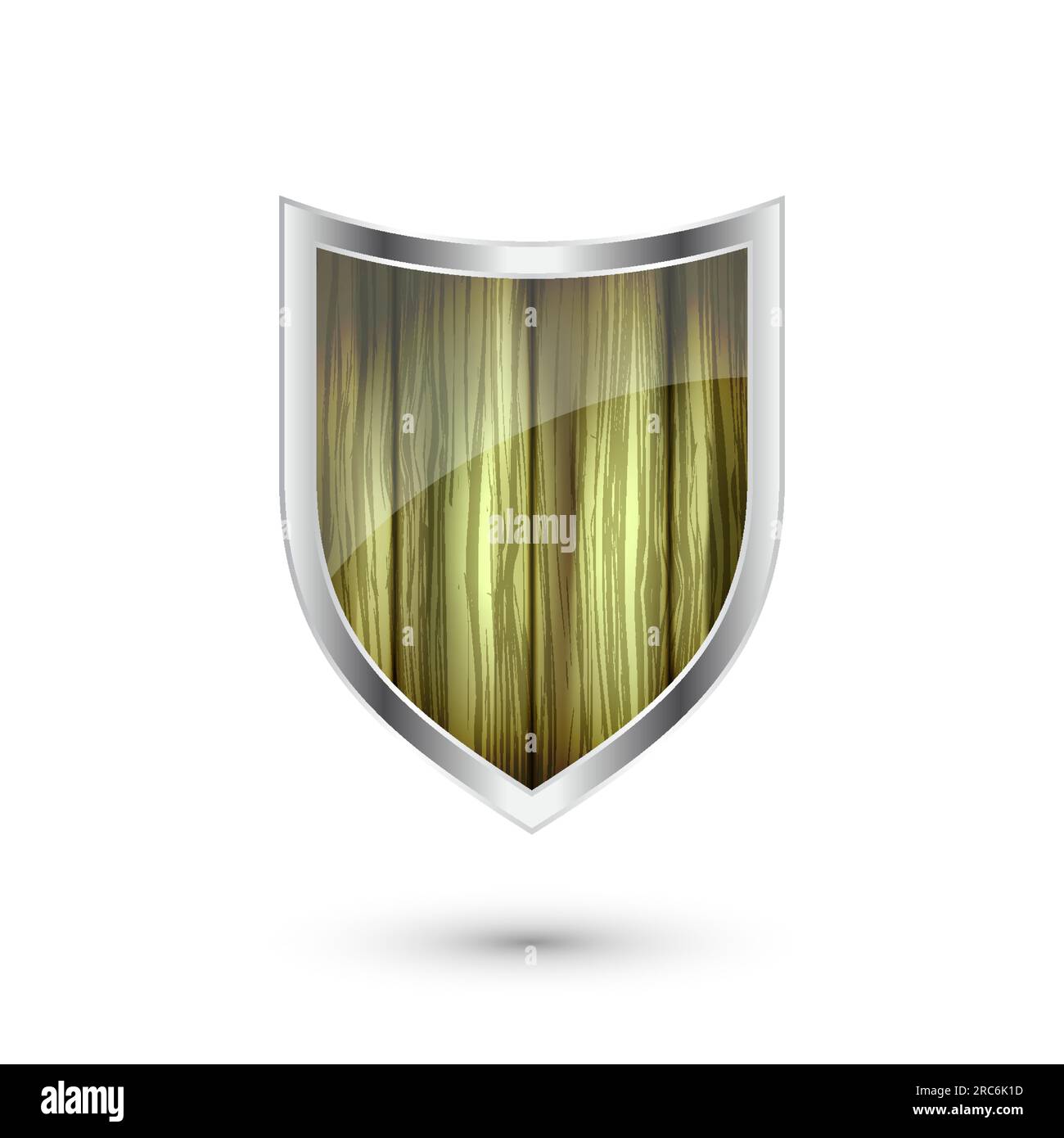 Wooden vintage shield icon. Black heraldic shield. Protection and ...