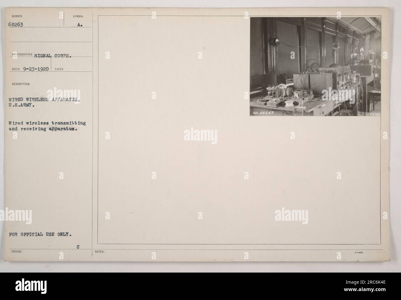 US Army personnel operating wired wireless transmitting and receiving ...