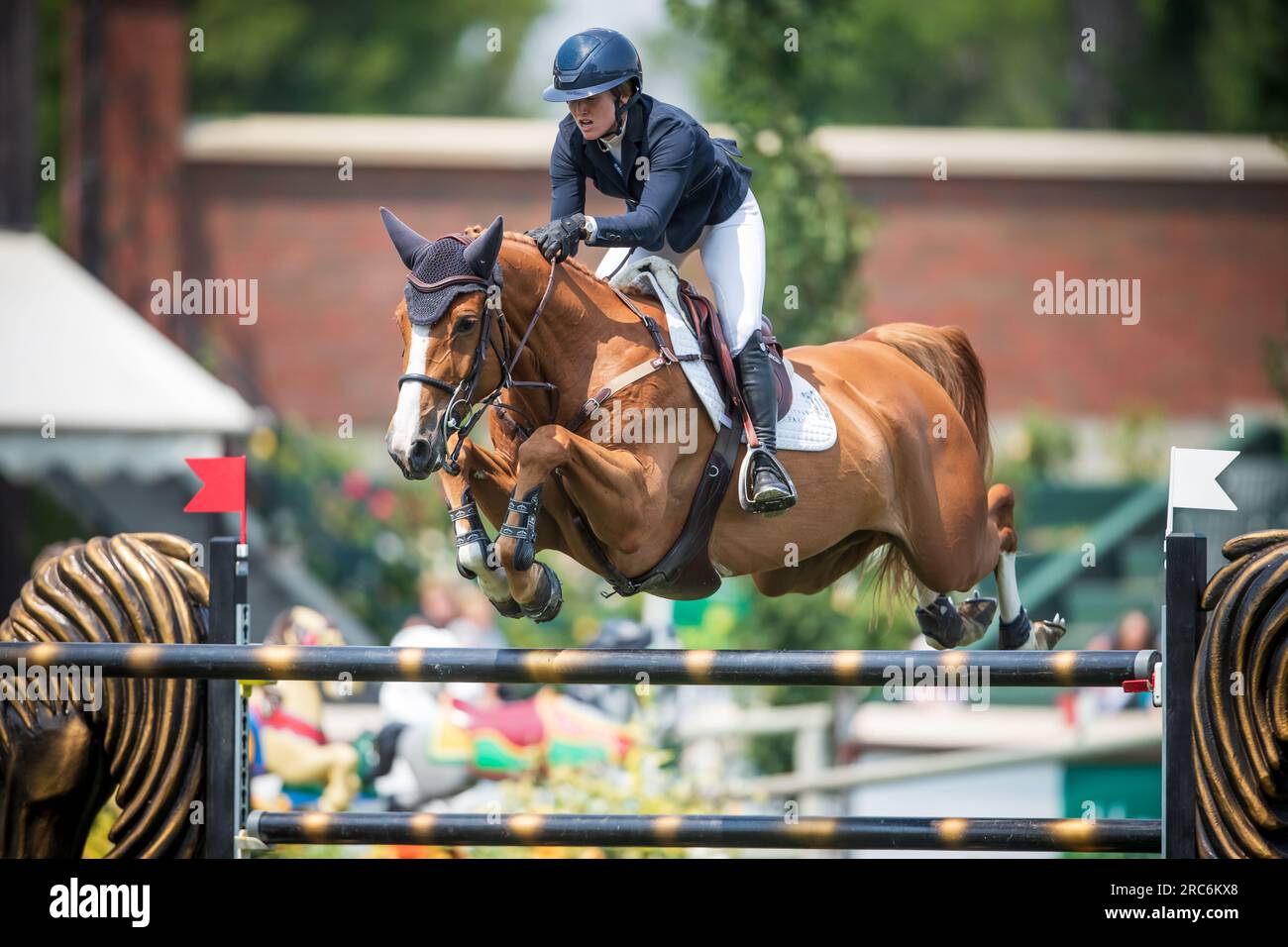 Kara Chad of Canada competes in the Rolex North American Grand Prix at ...
