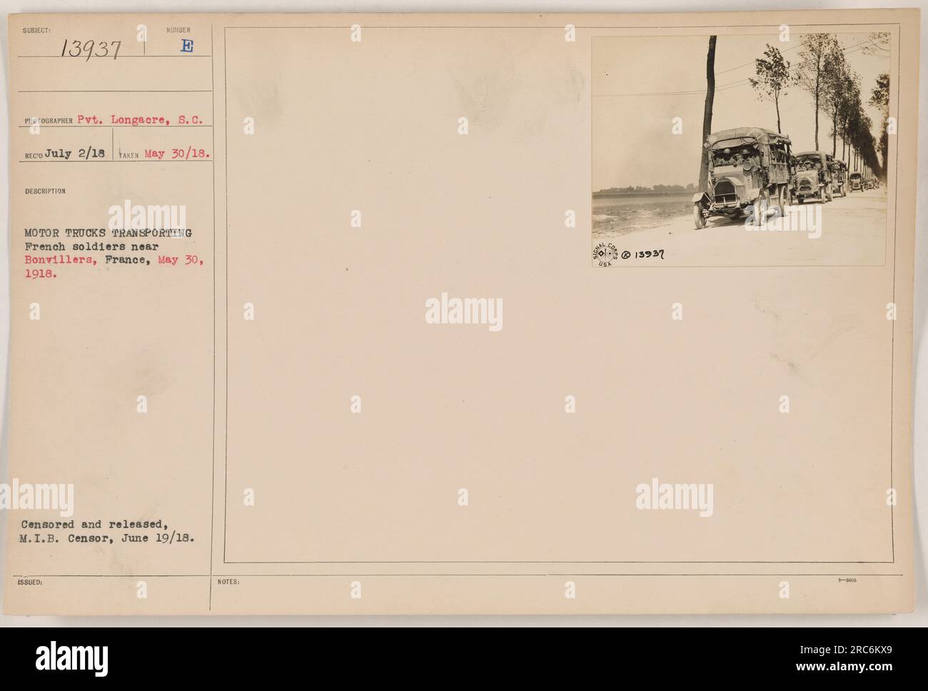 Pvt longacre sc hi-res stock photography and images - Alamy