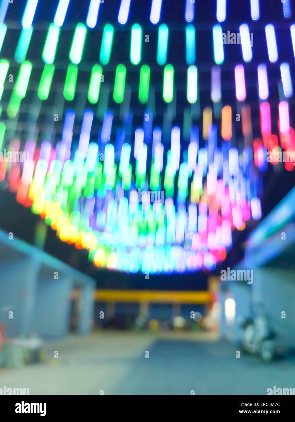 out of focus colorful lightings as a vertical background Stock Photo ...