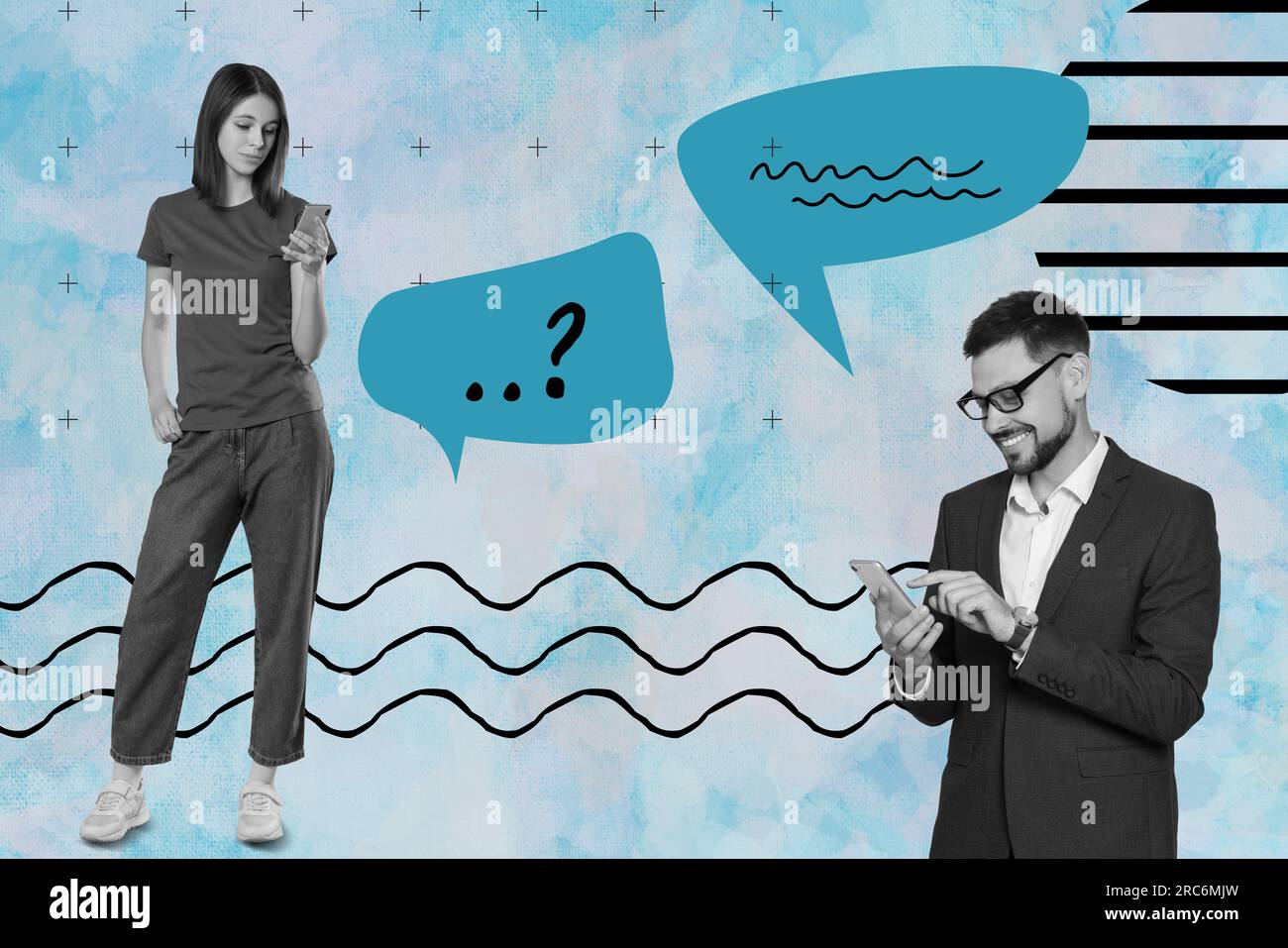 Teenager question mark hi-res stock photography and images - Alamy