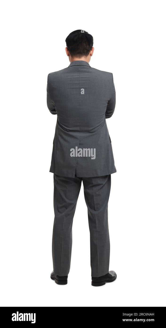 Suit jacket back view male Cut Out Stock Images & Pictures - Alamy