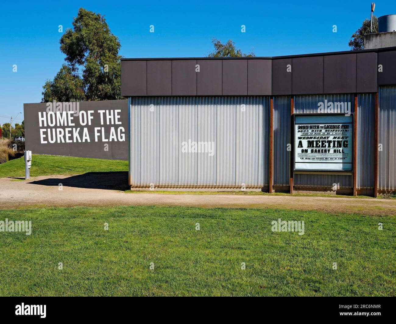 Ballarat Australia / The Eureka Stockade Memorial Park Stock Photo - Alamy