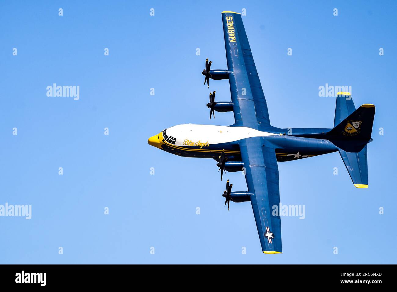 The U.S. Navy Flight Demonstration Squadron, the Blue Angels, perform ...