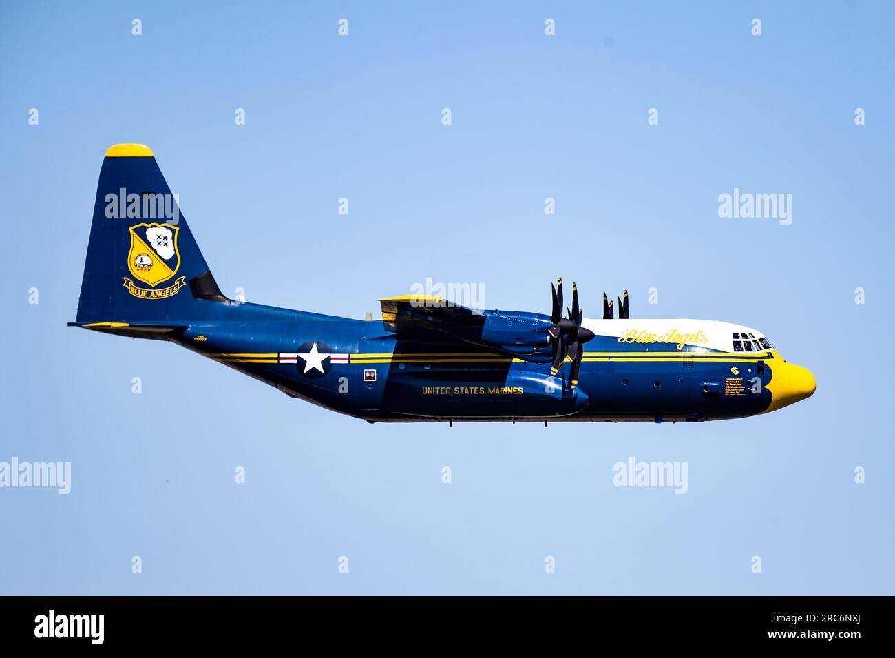 The U.S. Navy Flight Demonstration Squadron, the Blue Angels, perform ...