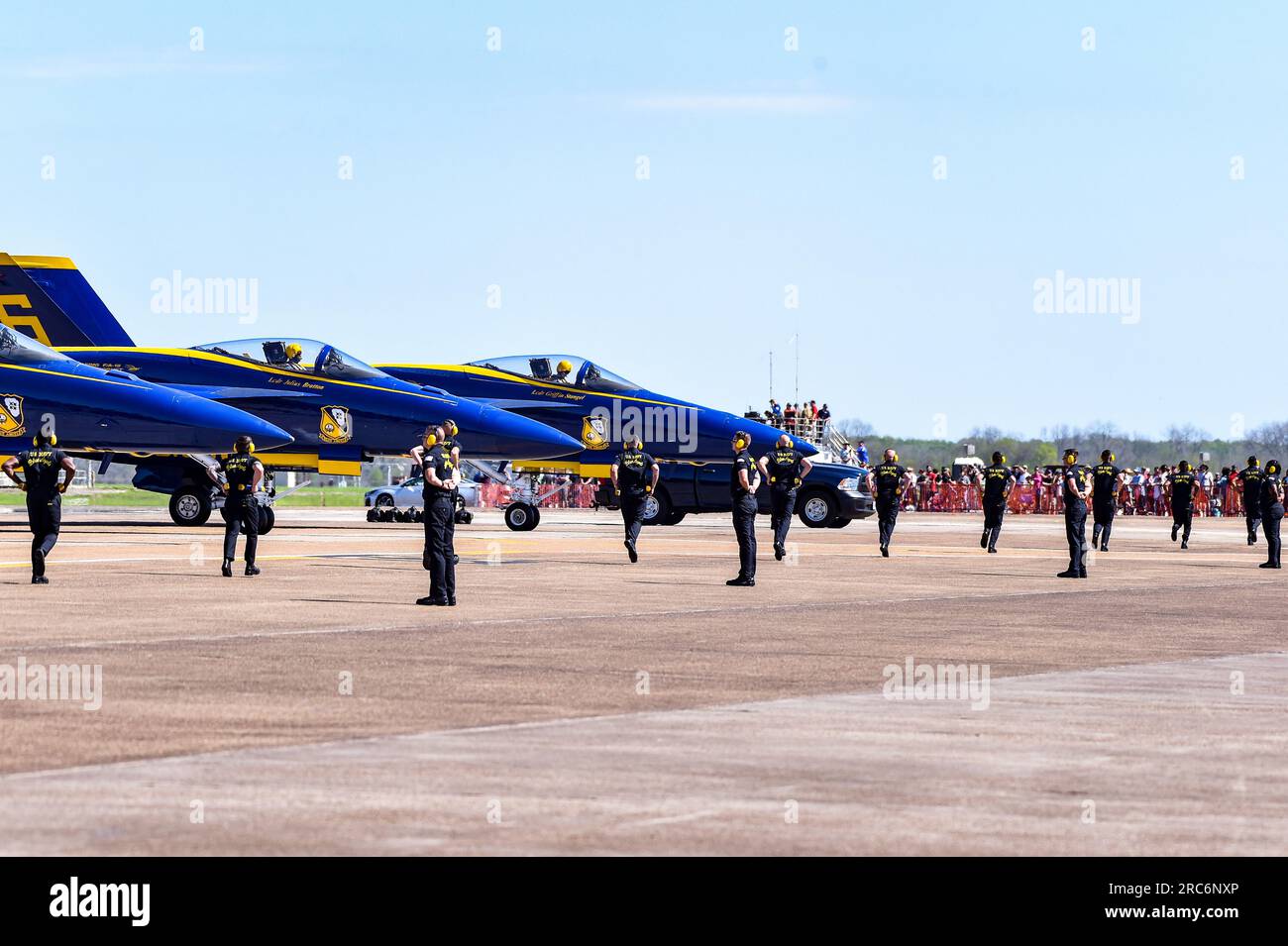The U.S. Navy Flight Demonstration Squadron, the Blue Angels, perform ...