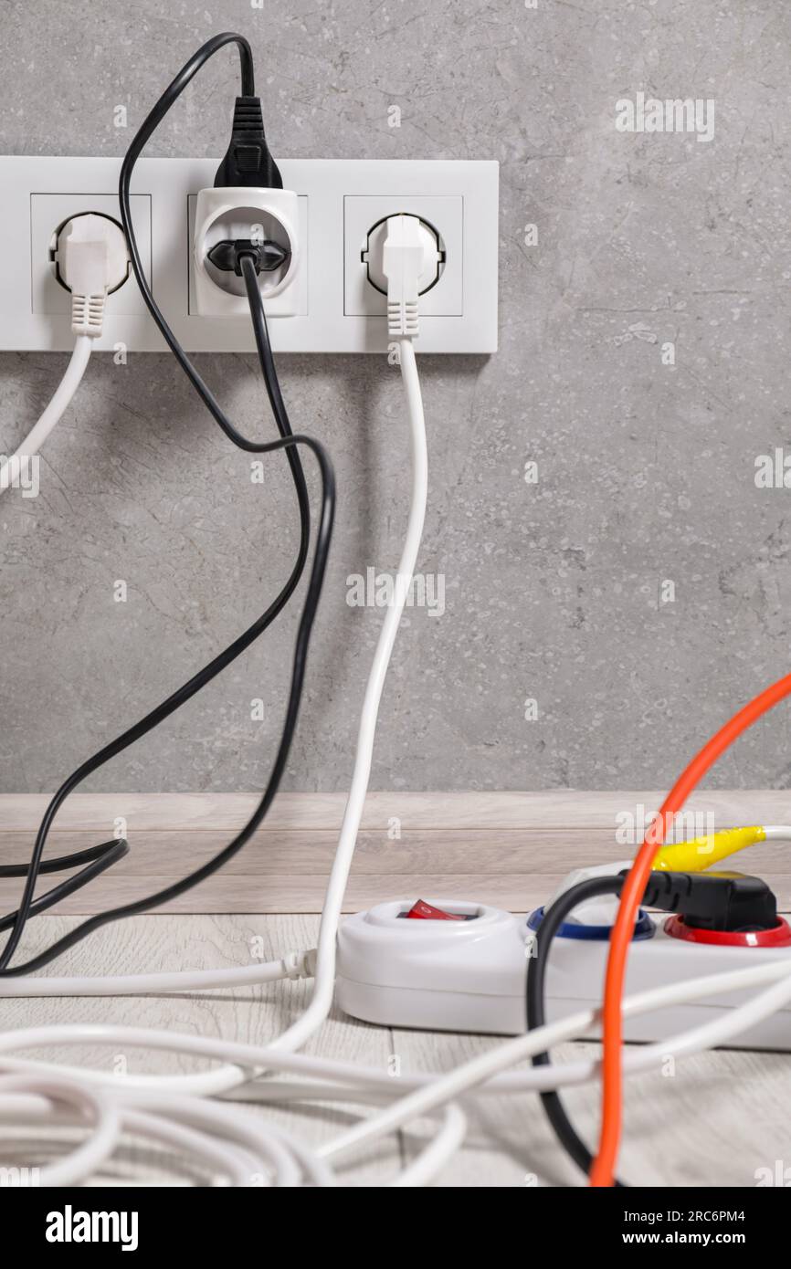 Extension cord plugs hi-res stock photography and images - Alamy