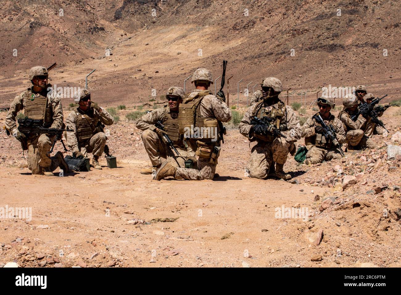 U.S. Marines with Bravo Company, 4th Assault Amphibian Battalion, 4th ...