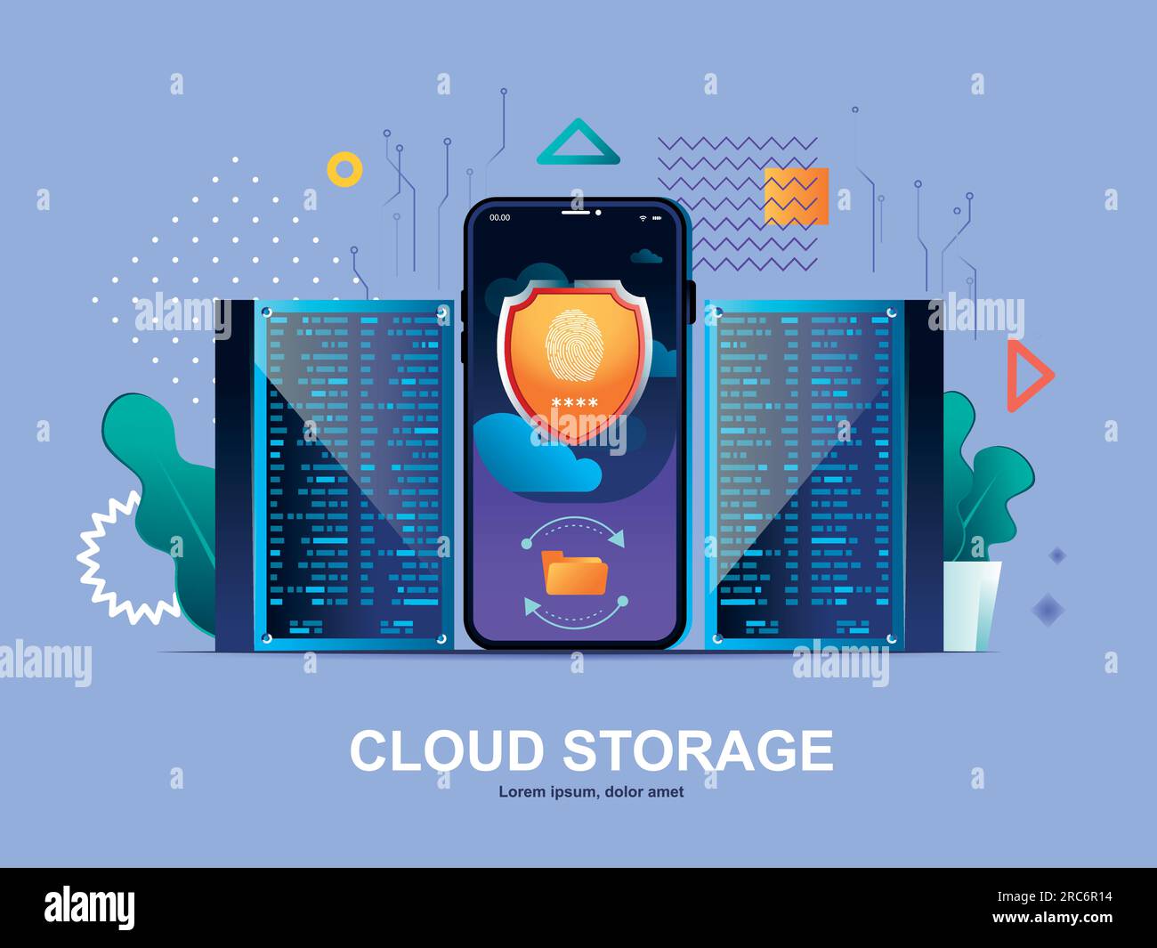 Virtualization security Stock Vector Images - Alamy