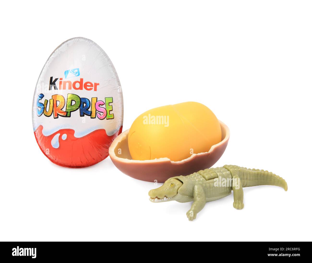 Slynchev Bryag, Bulgaria - May 24, 2023: Kinder Surprise Eggs, plastic ...
