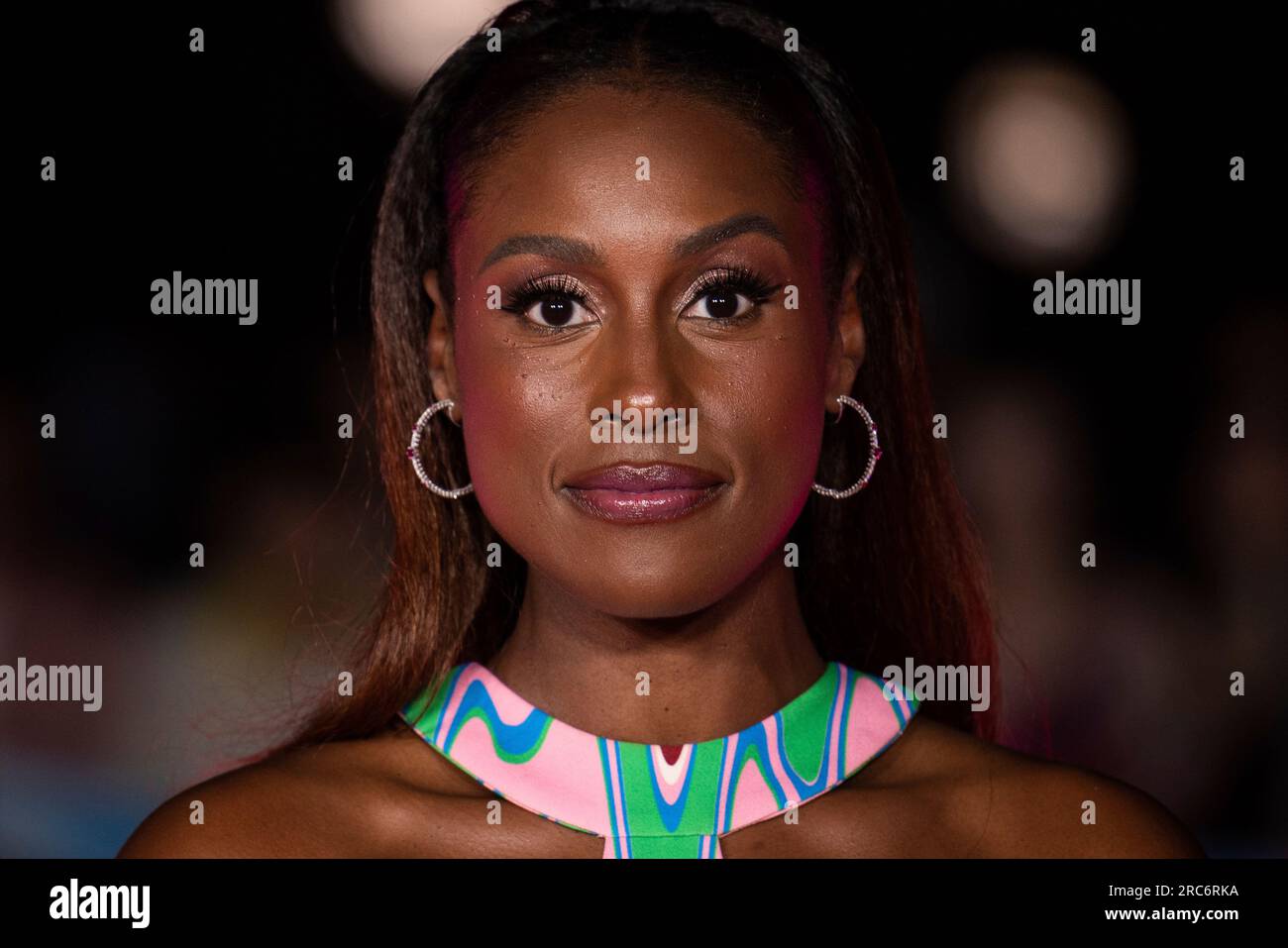 Issa Rae poses for photographers at the photo call for the film 'Barbie ...