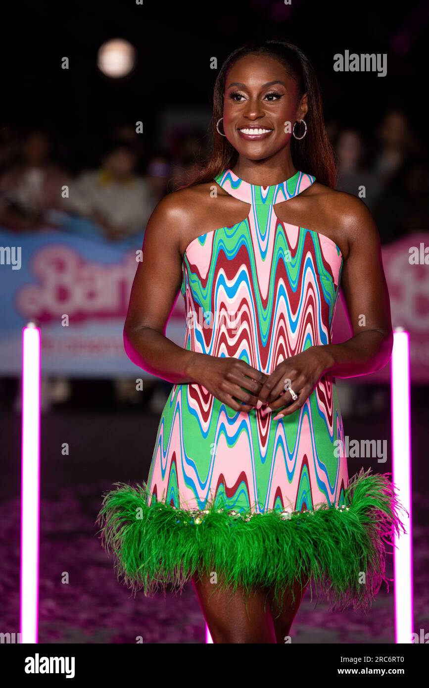 Issa Rae poses for photographers at the photo call for the film 'Barbie ...