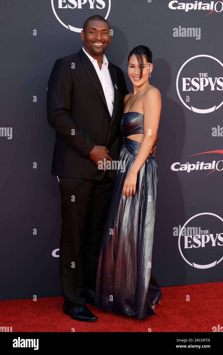 Hollywood, Ca. 12th July, 2023. Metta Sandiford-Artest and Maya ...