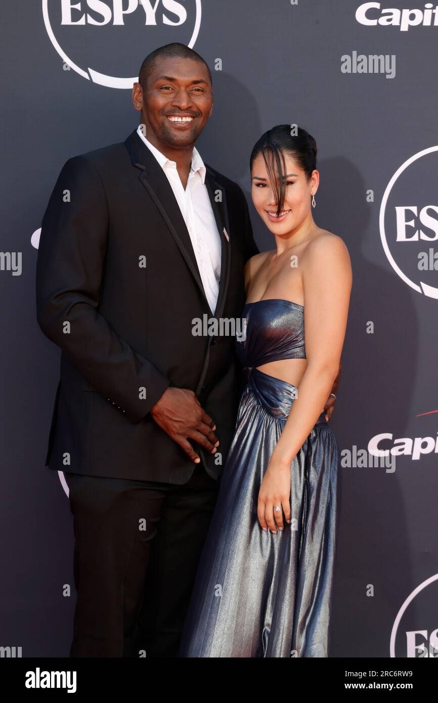 Hollywood, Ca. 12th July, 2023. Metta Sandiford-Artest and Maya ...