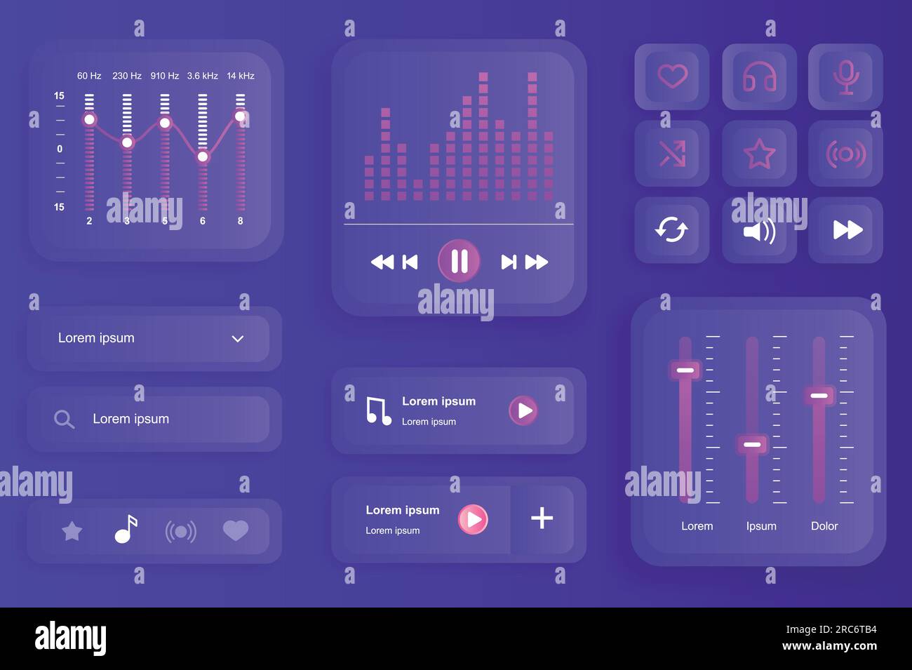 Tracklist Stock Vector Images - Alamy