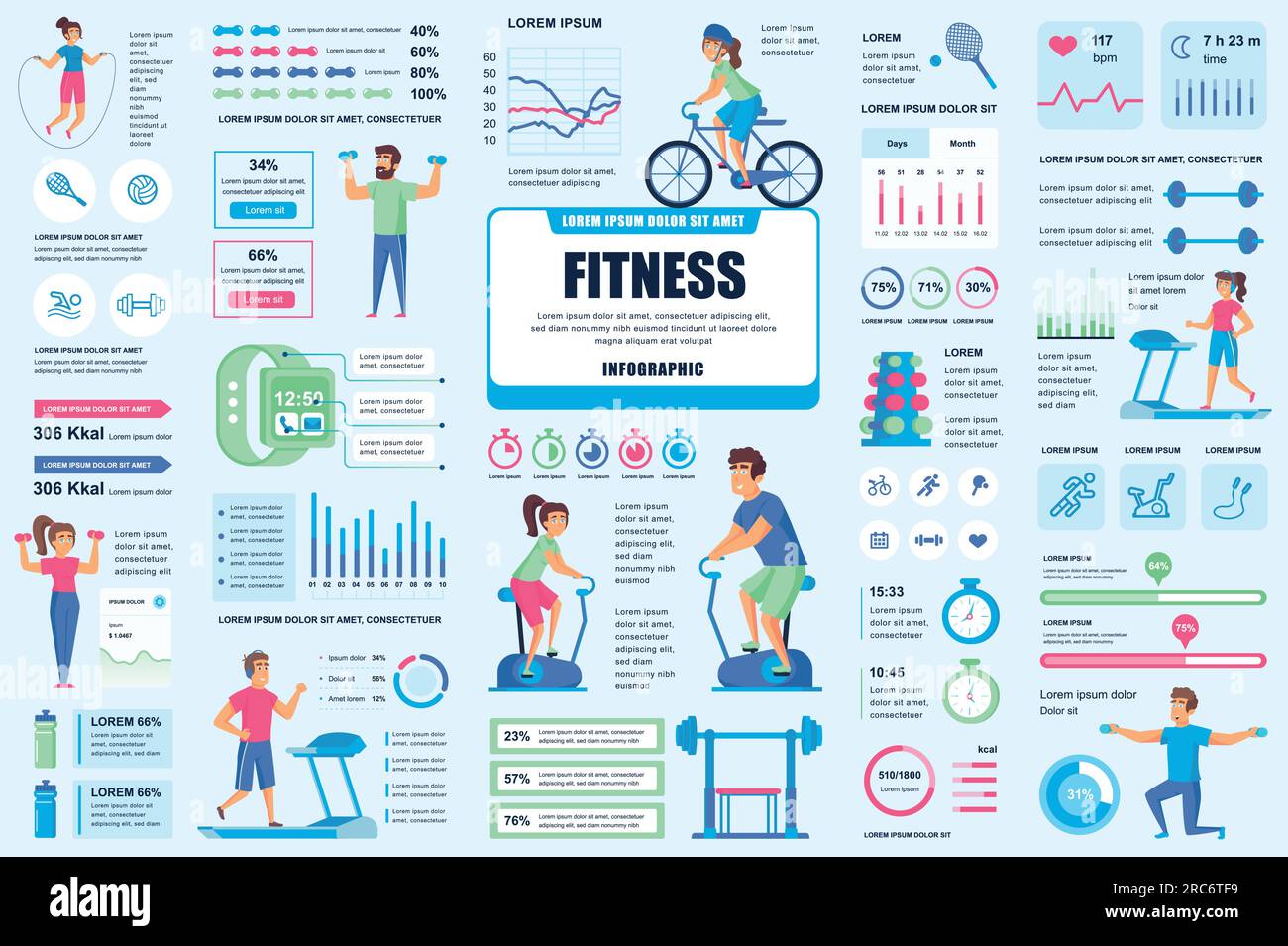 Gym data Stock Vector Images - Alamy