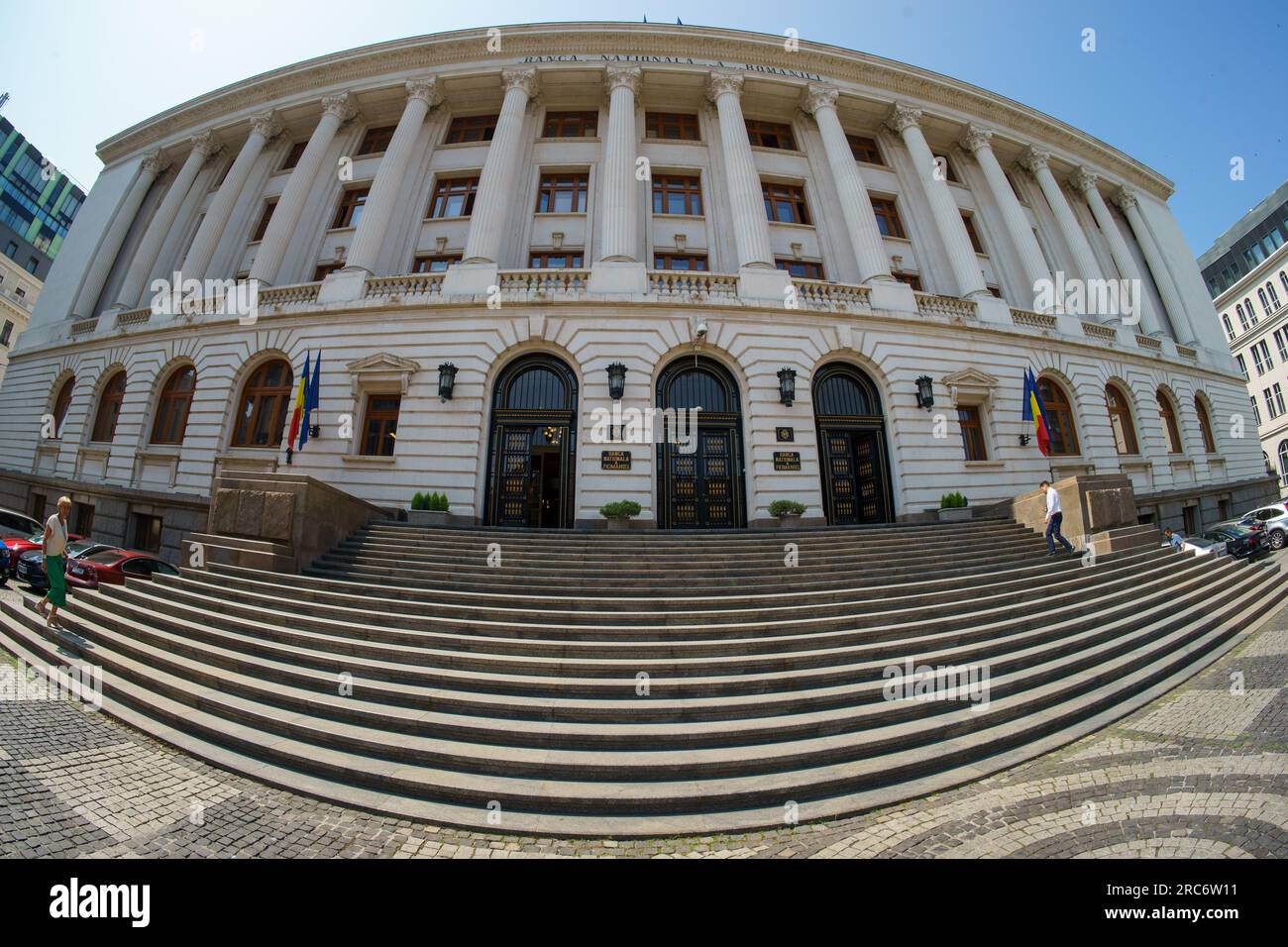 Bucharest, Romania. 12th July, 2023: The National Bank of Romania (BNR ...