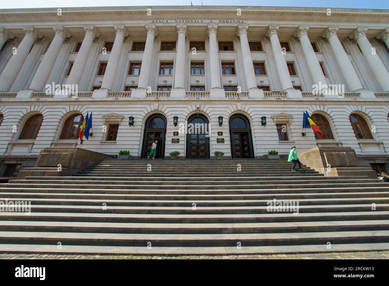 Bucharest, Romania. 12th July, 2023: The National Bank of Romania (BNR ...