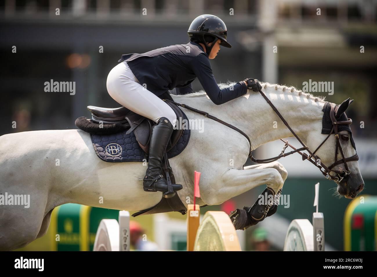 Mimi Gochman of the USA competes in the Rolex North American Grand Prix ...