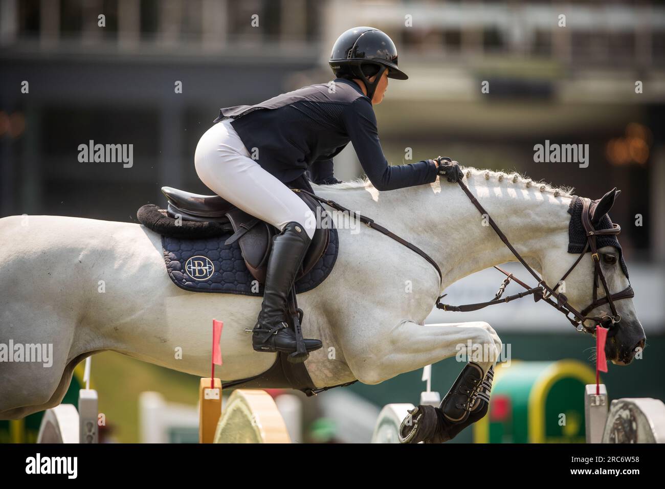 Mimi Gochman of the USA competes in the Rolex North American Grand Prix ...