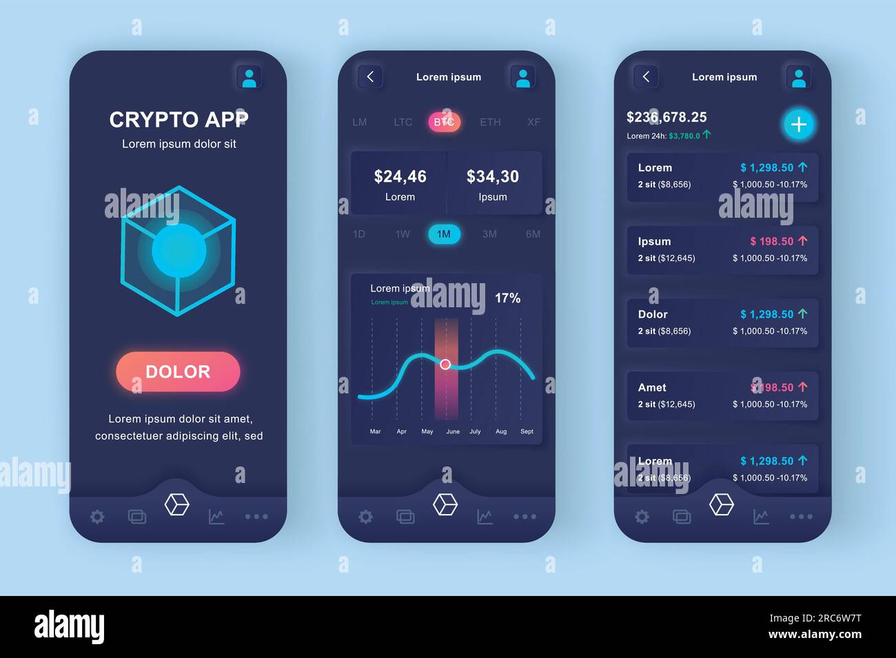 Trading ui Stock Vector Images - Alamy