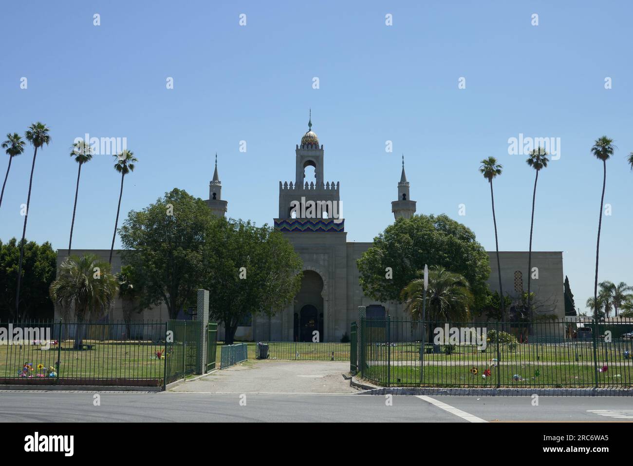 Compton, California, USA 12th July 2023 Angeles Abbey Memorial Park ...