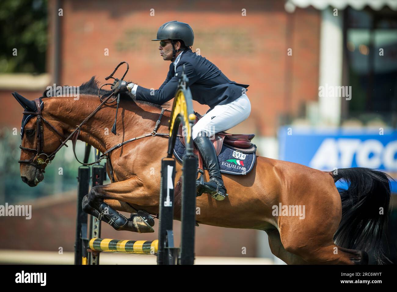 Conor Swail of Ireland competes in the Rolex North American Grand Prix ...