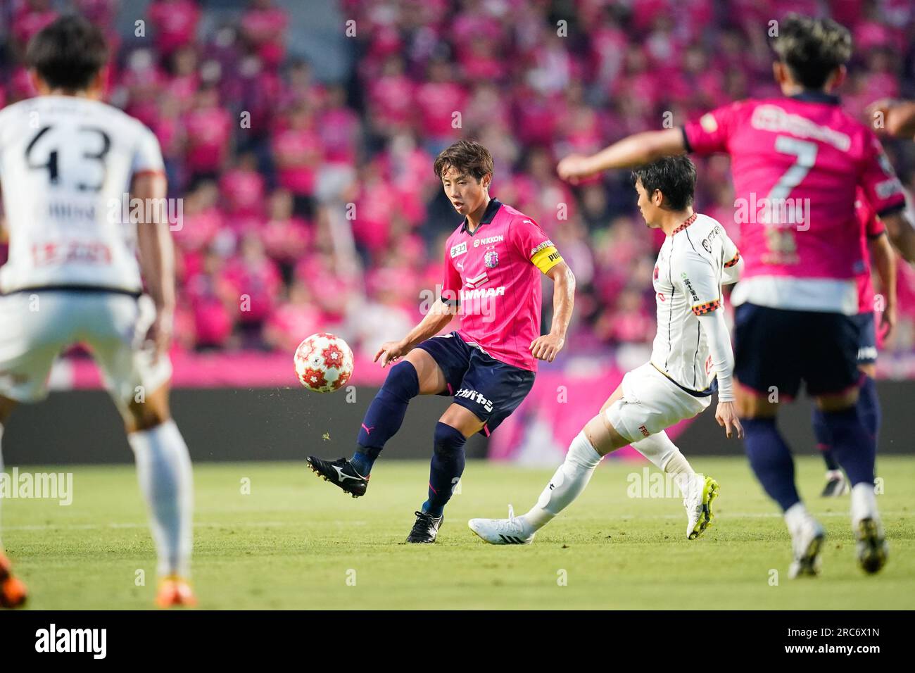 Osaka, Japan. 12th July, 2023. Tokuma Suzuki (Cerezo) Football/Soccer ...