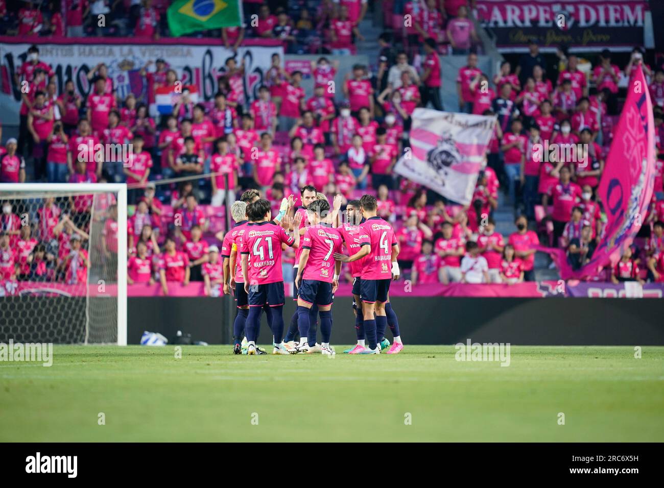 Osaka, Japan. 12th July, 2023. Cerezo team group Football/Soccer : 3rd ...