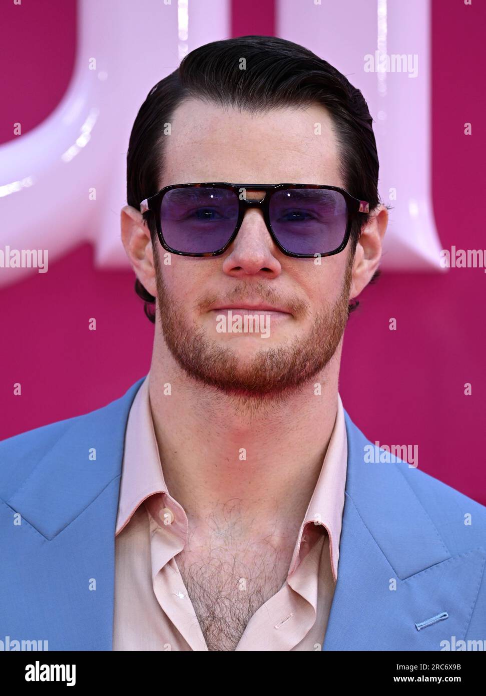 London Uk July 12th 2023 Connor Swindells Arriving At The Barbie European Premiere
