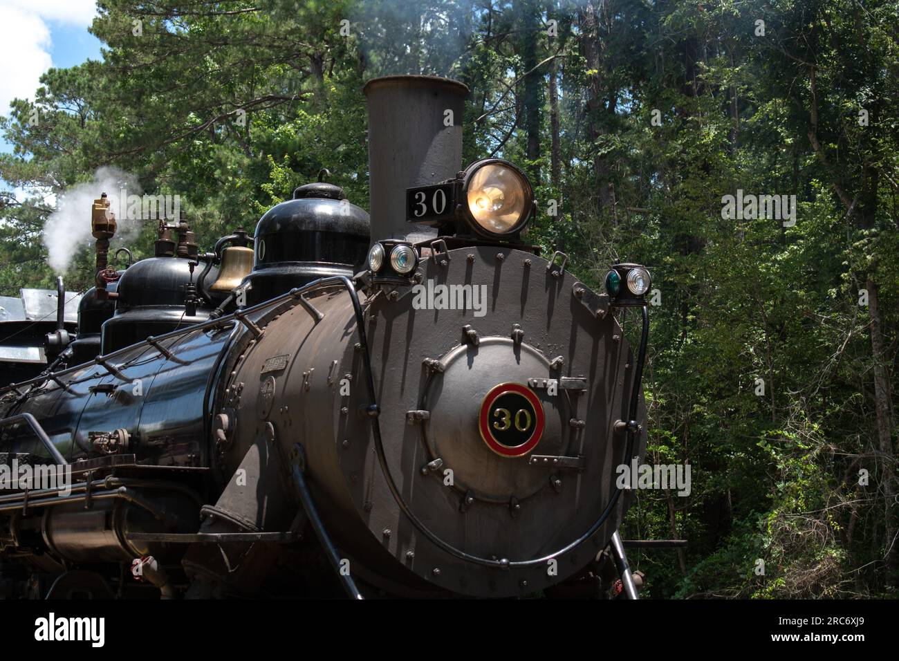 Century old steam engine freight train Stock Photo - Alamy