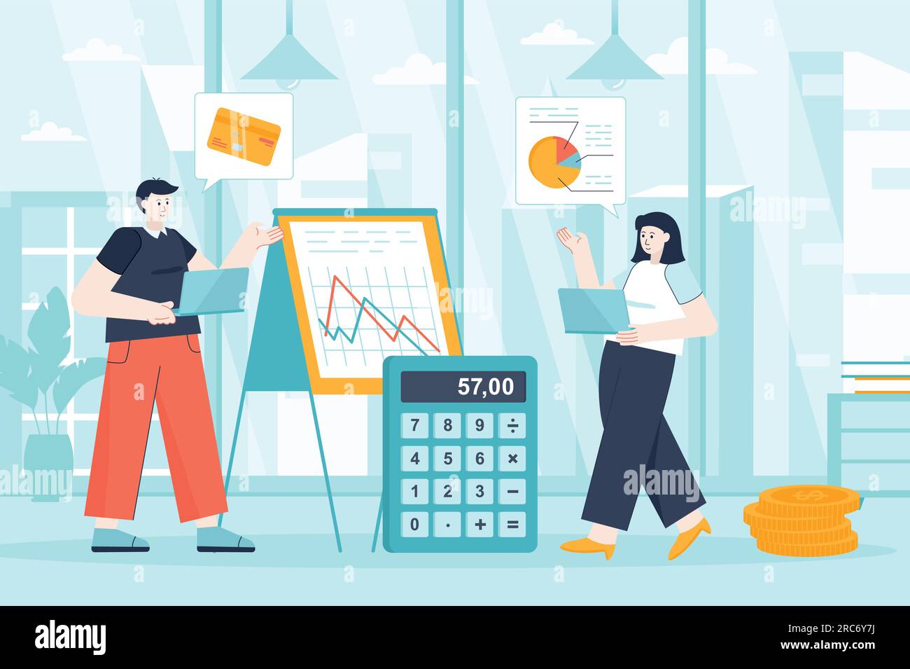 Economic situation graphics Stock Vector Images - Alamy