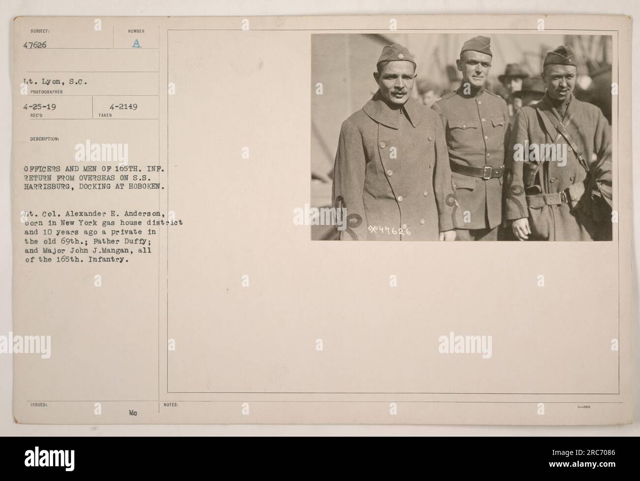 165th infantry regiment hi-res stock photography and images - Alamy