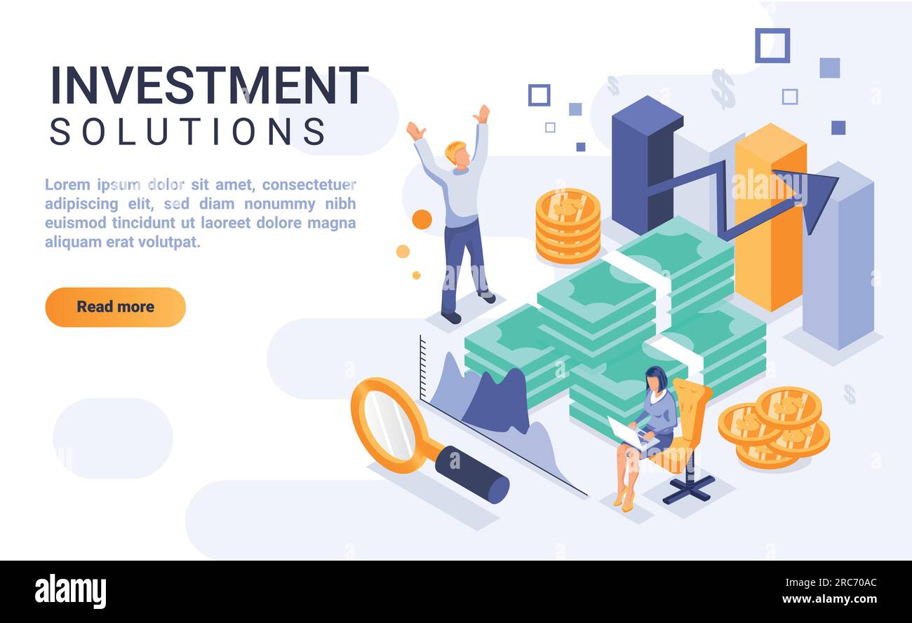 Investment solutions Stock Vector Images - Alamy