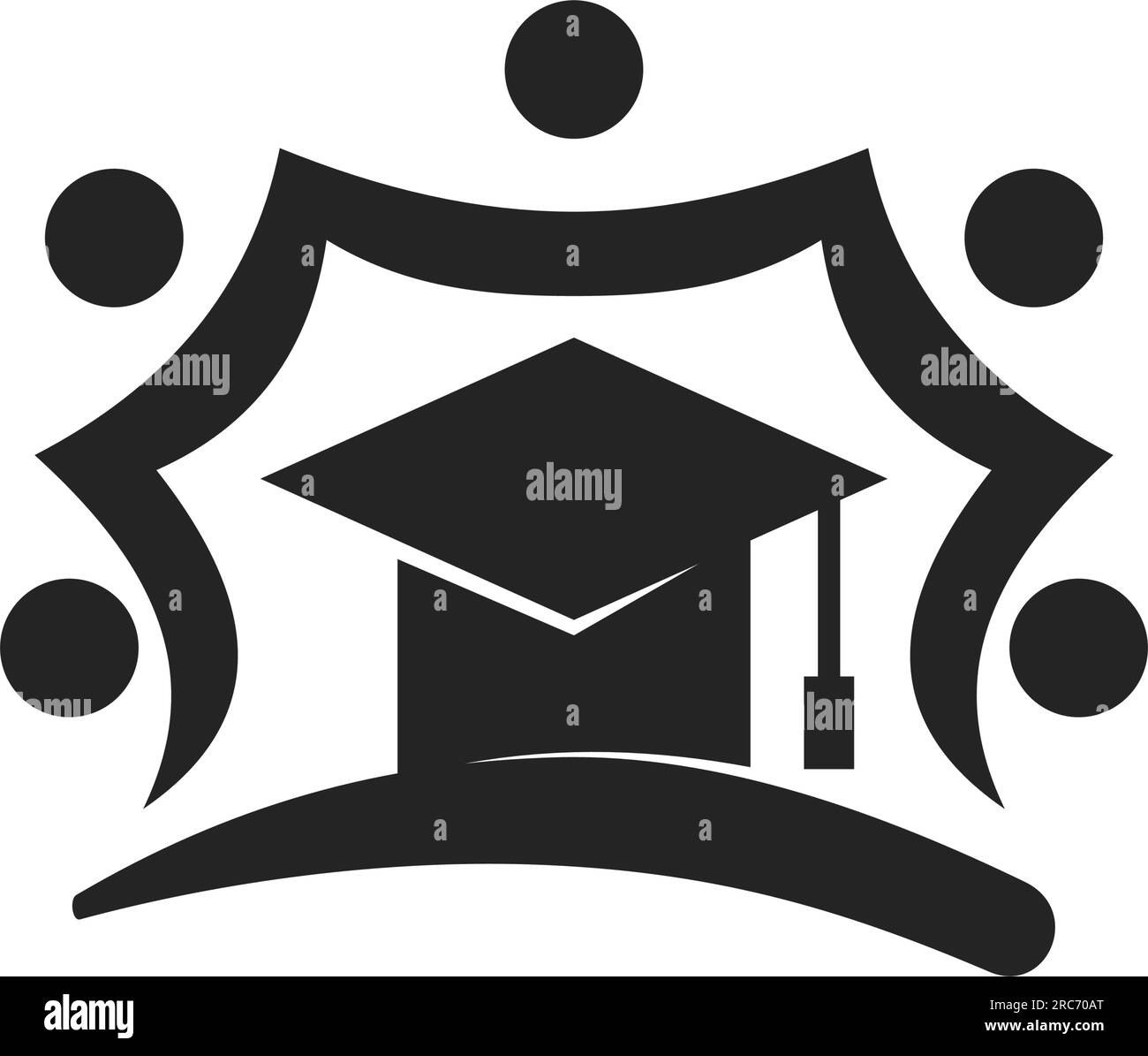 school logo template. Icon Illustration Brand Identity. Isolated and ...