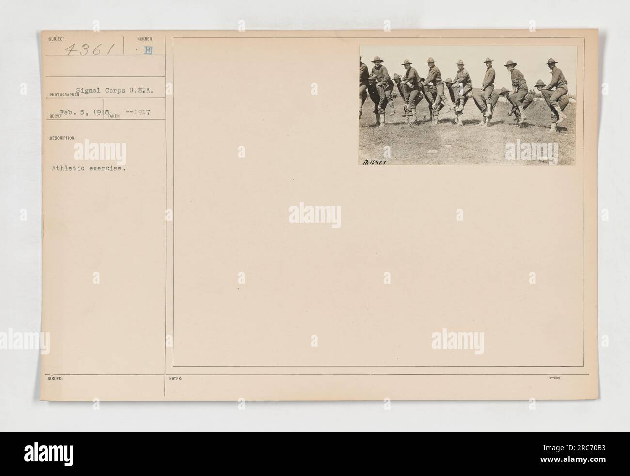 Soldiers participating in an athletic exercise during World War I. The ...