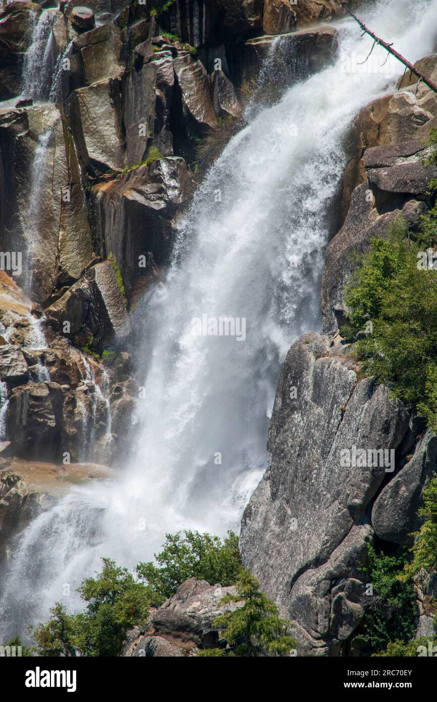 Cascade Falls is one of the many waterfalls in Yosemite National Park ...