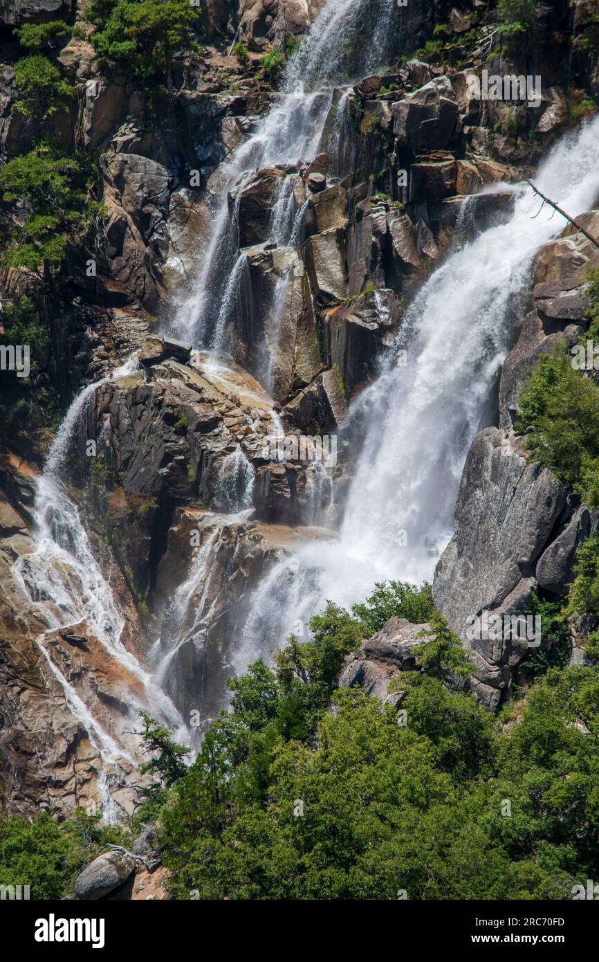 Cascade Falls is one of the many waterfalls in Yosemite National Park ...