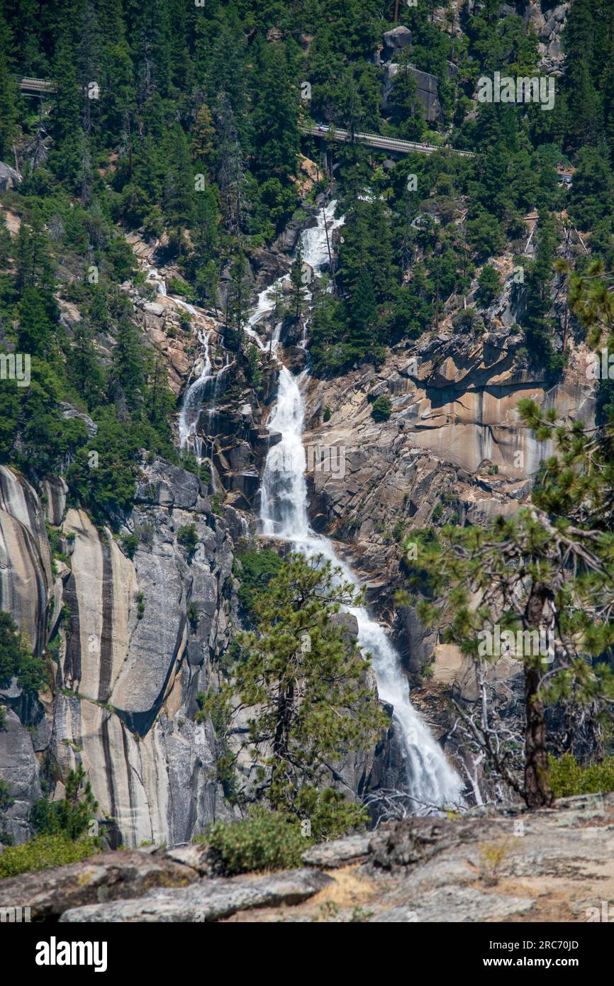 Cascade Falls is one of the many waterfalls in Yosemite National Park ...