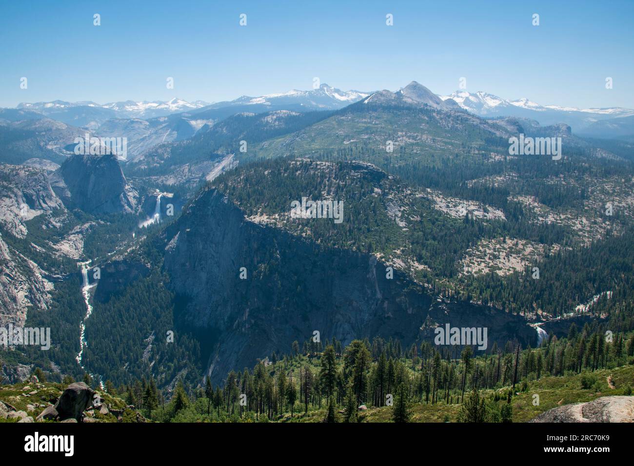 Washburn Point in Yosemite National Park provides expansive views of ...