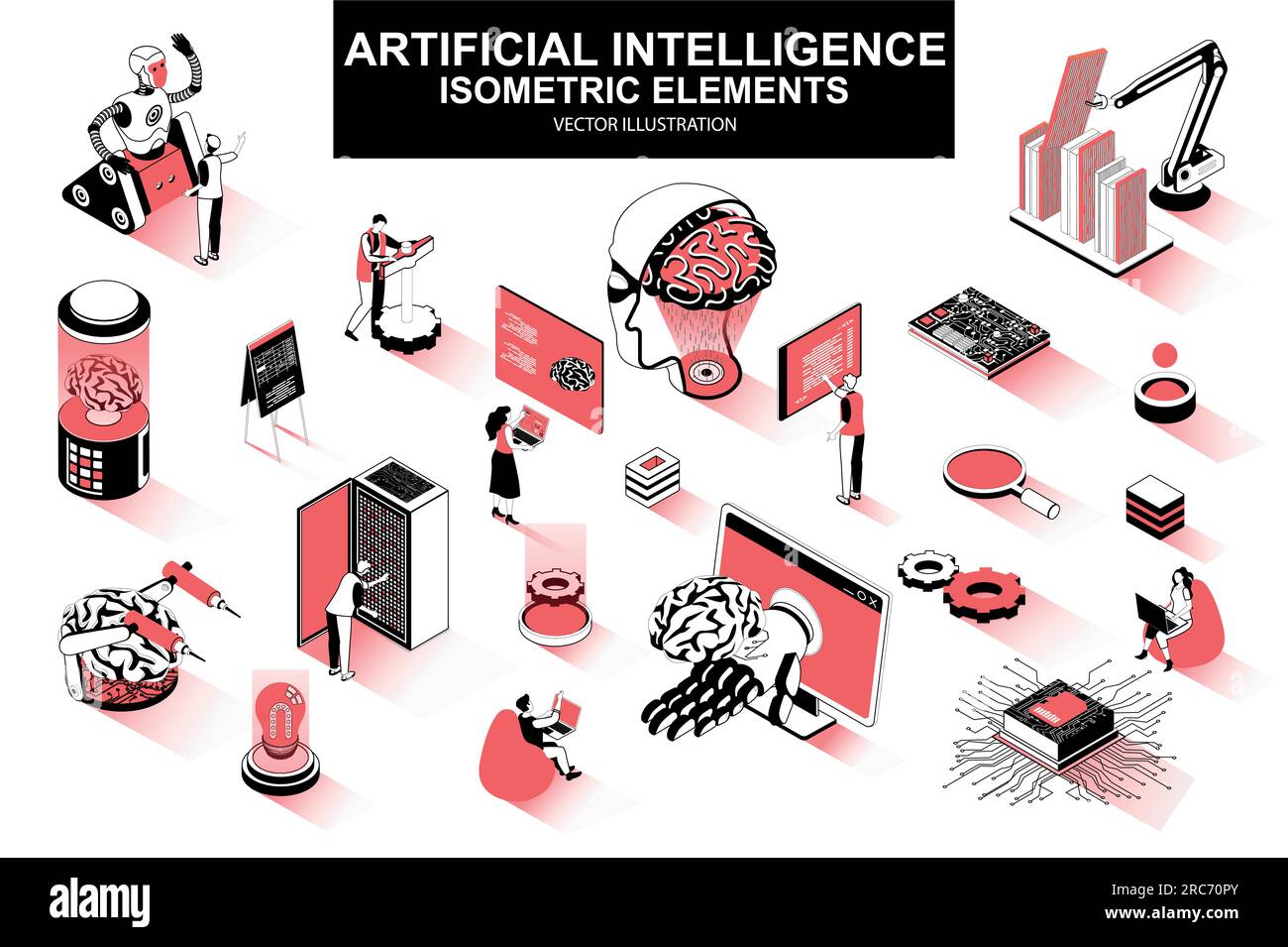 Elements of ai vector icons hi-res stock photography and images - Alamy