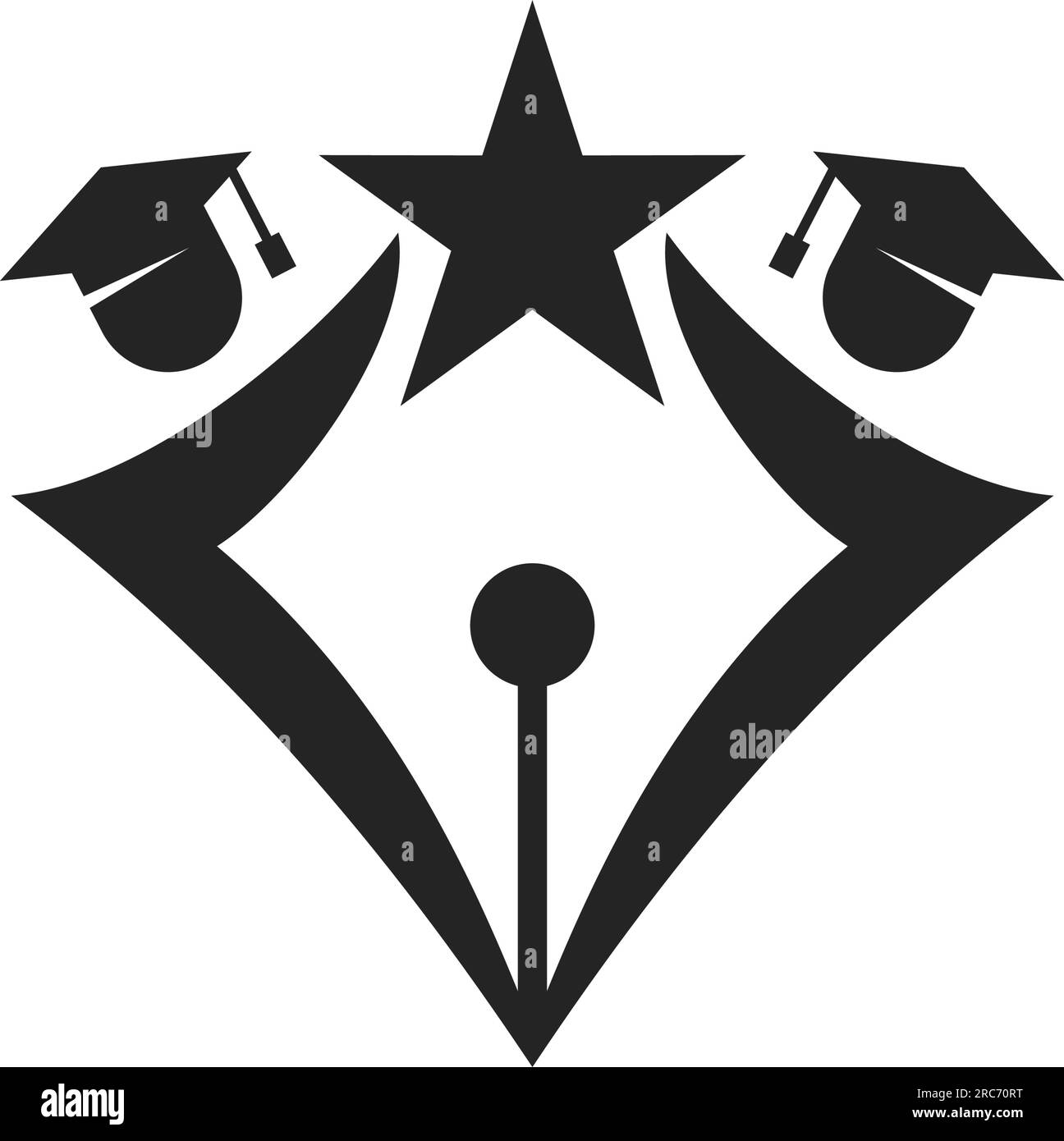 school logo template. Icon Illustration Brand Identity. Isolated and ...