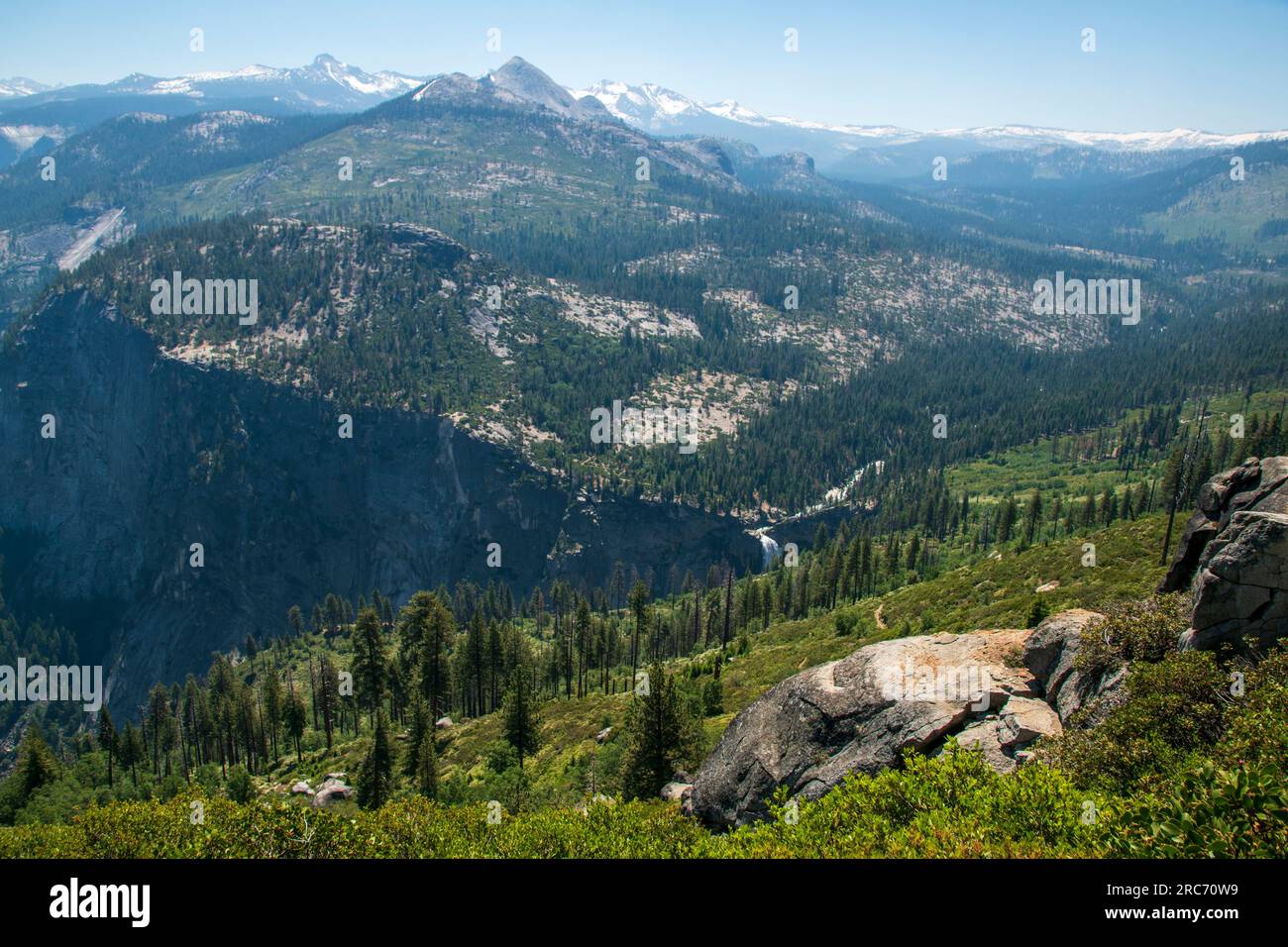 Washburn Point in Yosemite National Park provides expansive views of ...
