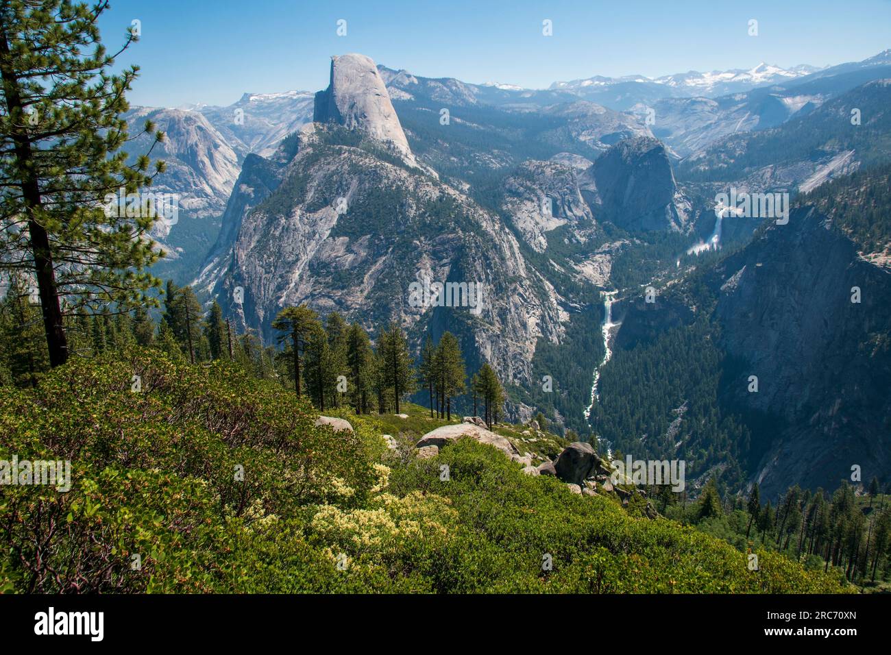 Washburn Point in Yosemite National Park provides expansive views of ...