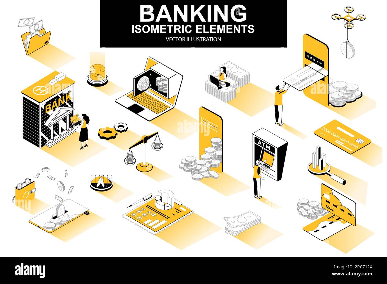 Mobile atm Stock Vector Images - Alamy