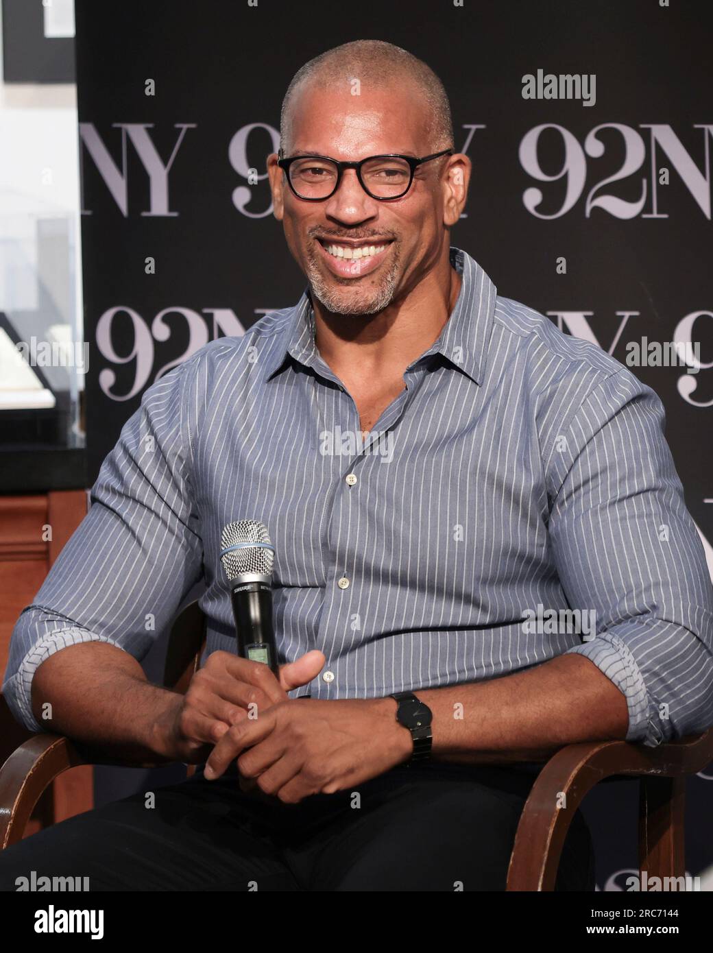 Christian Cooper in conversation with Whoopi Goldberg discussing his ...